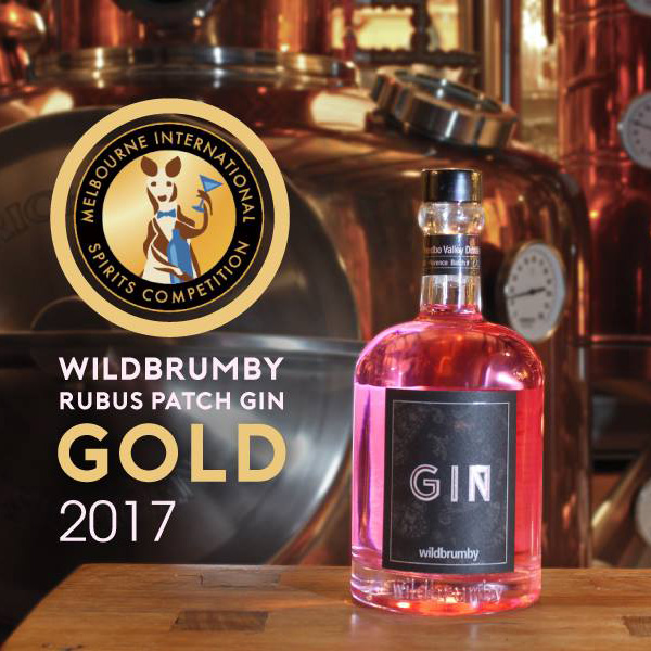 Rubus Patch Gin Claims Gold - Wildbrumby Distillery | Schnapps | Gin ...
